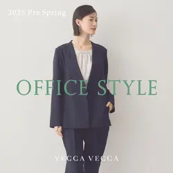 ストレッチノーカラージャケット/YECCA VECCA（イェッカ ヴェッカ）の