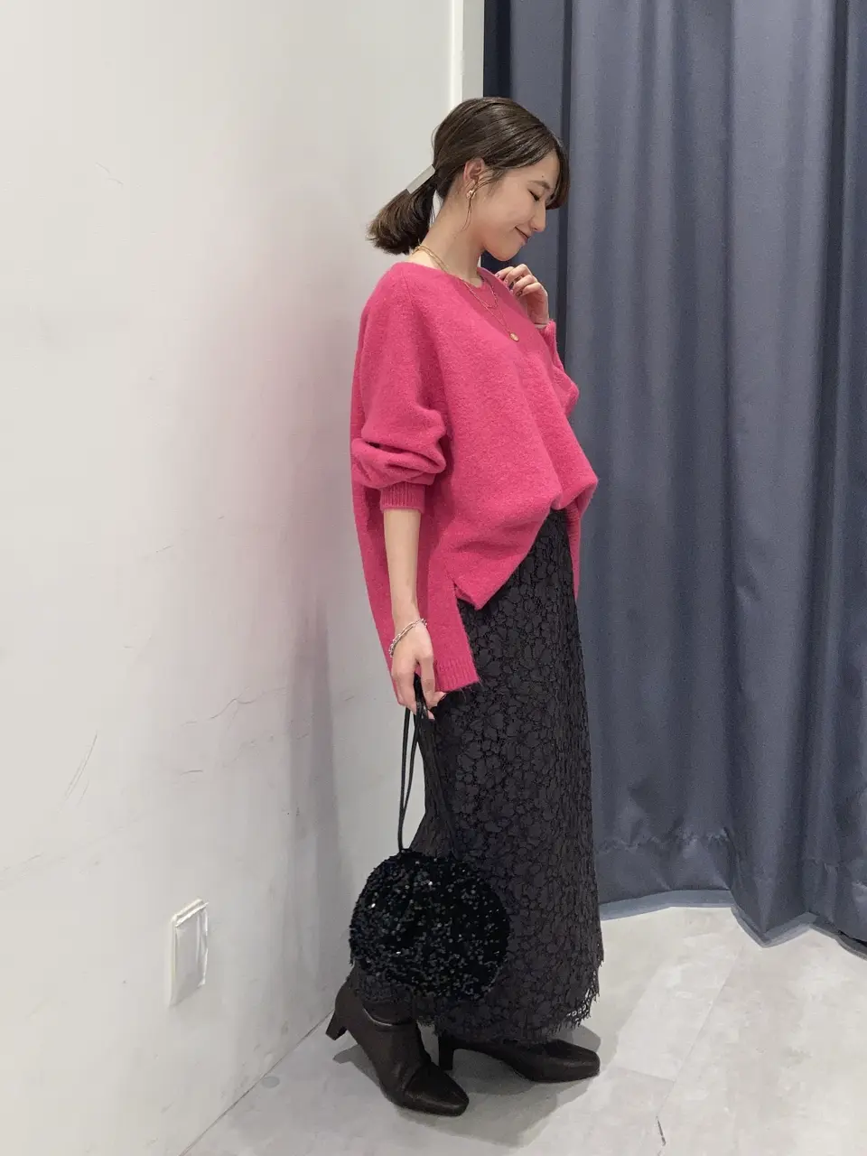 レースナロースカート/YECCA VECCA（イェッカ ヴェッカ）のタイト