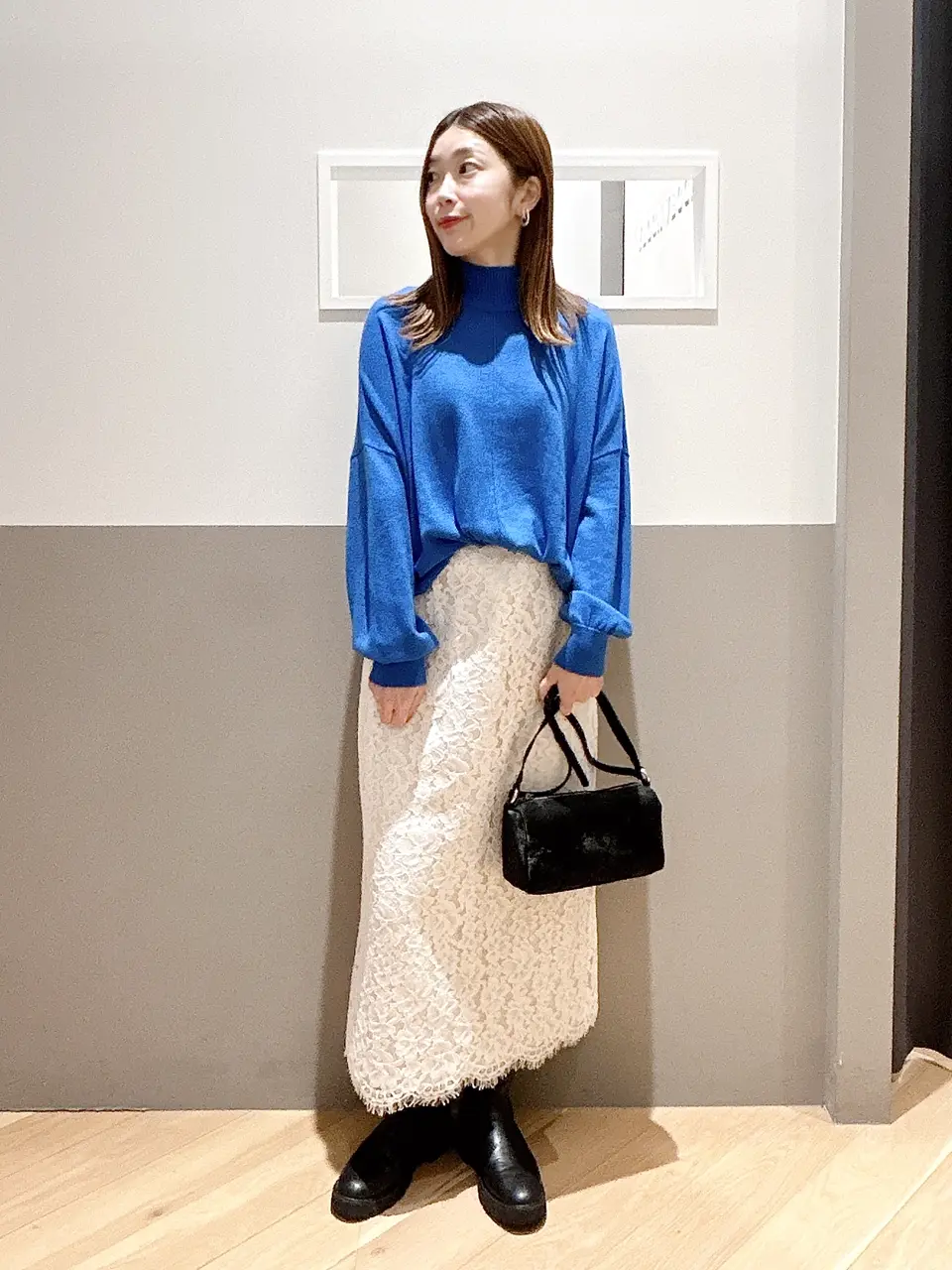 レースナロースカート/YECCA VECCA（イェッカ ヴェッカ）のタイト