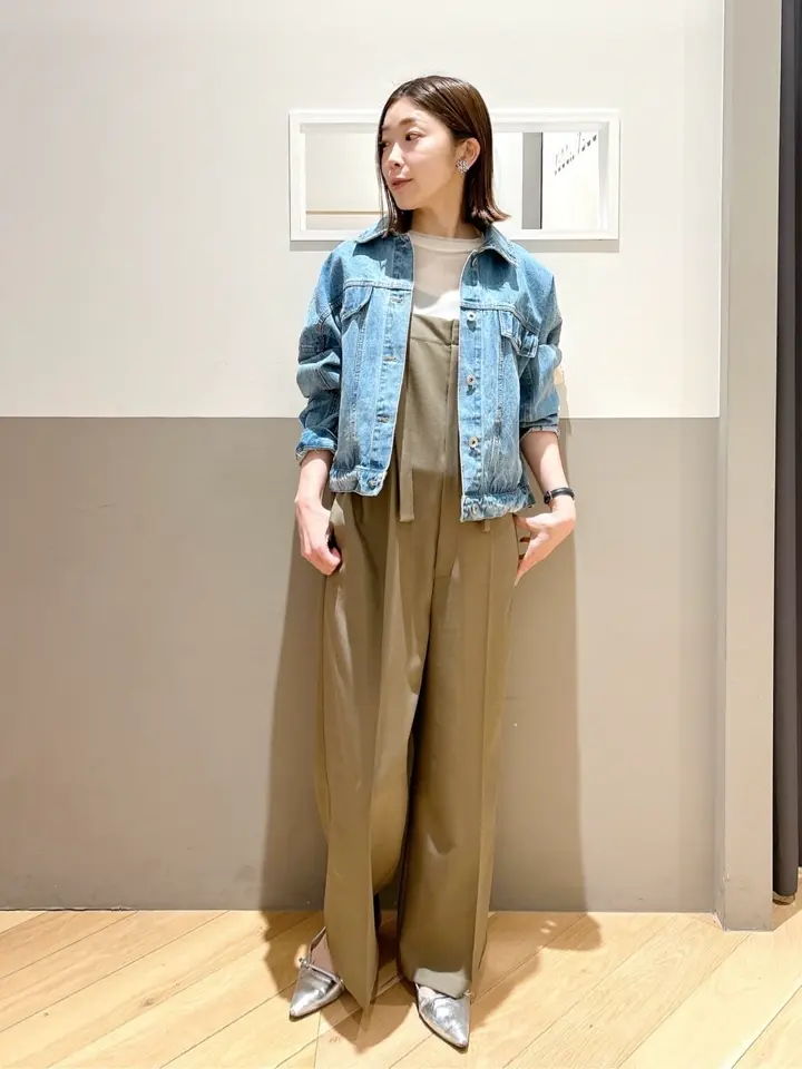 フリンジデニムジャケット/YECCA VECCA（イェッカ ヴェッカ）の