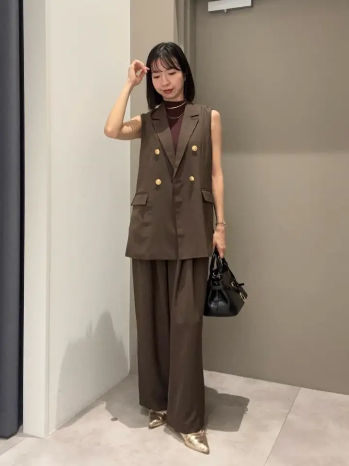 サイドラインイージーワイドパンツ/YECCA VECCA（イェッカ ヴェッカ