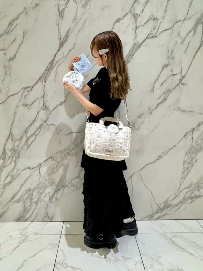 シロクマキルトショルダーバッグ/Maison de FLEUR（メゾン ド フルール